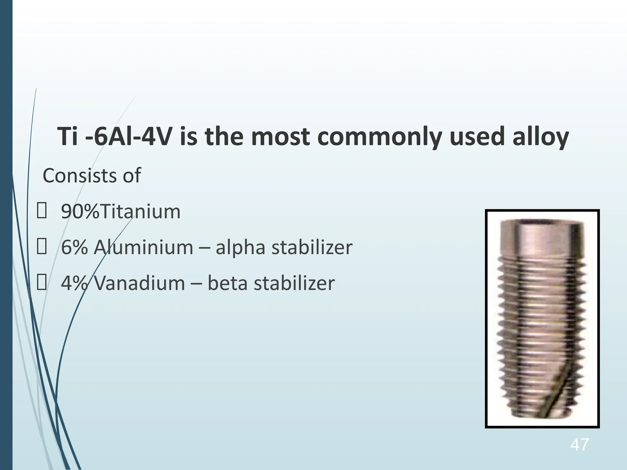 INTRODUCTION TO DENTAL IMPLANT BIOMATERIALS | PDF