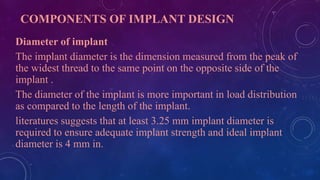 Dental implant components .pptx