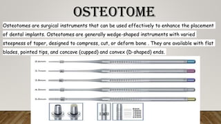Dental implant instruments | PPTX