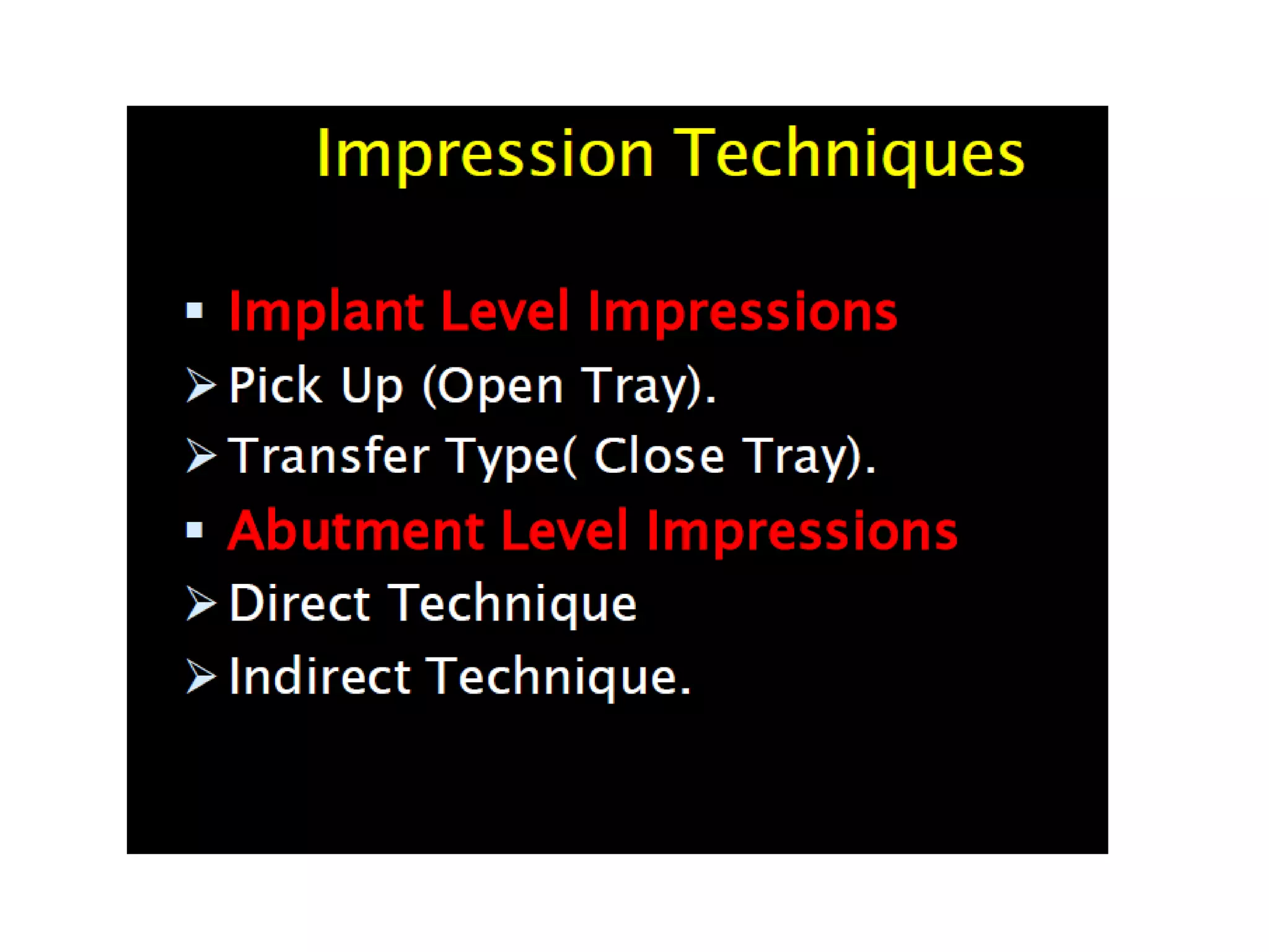 Dental implants,Implant overdentures & impression techniques . | PPTX