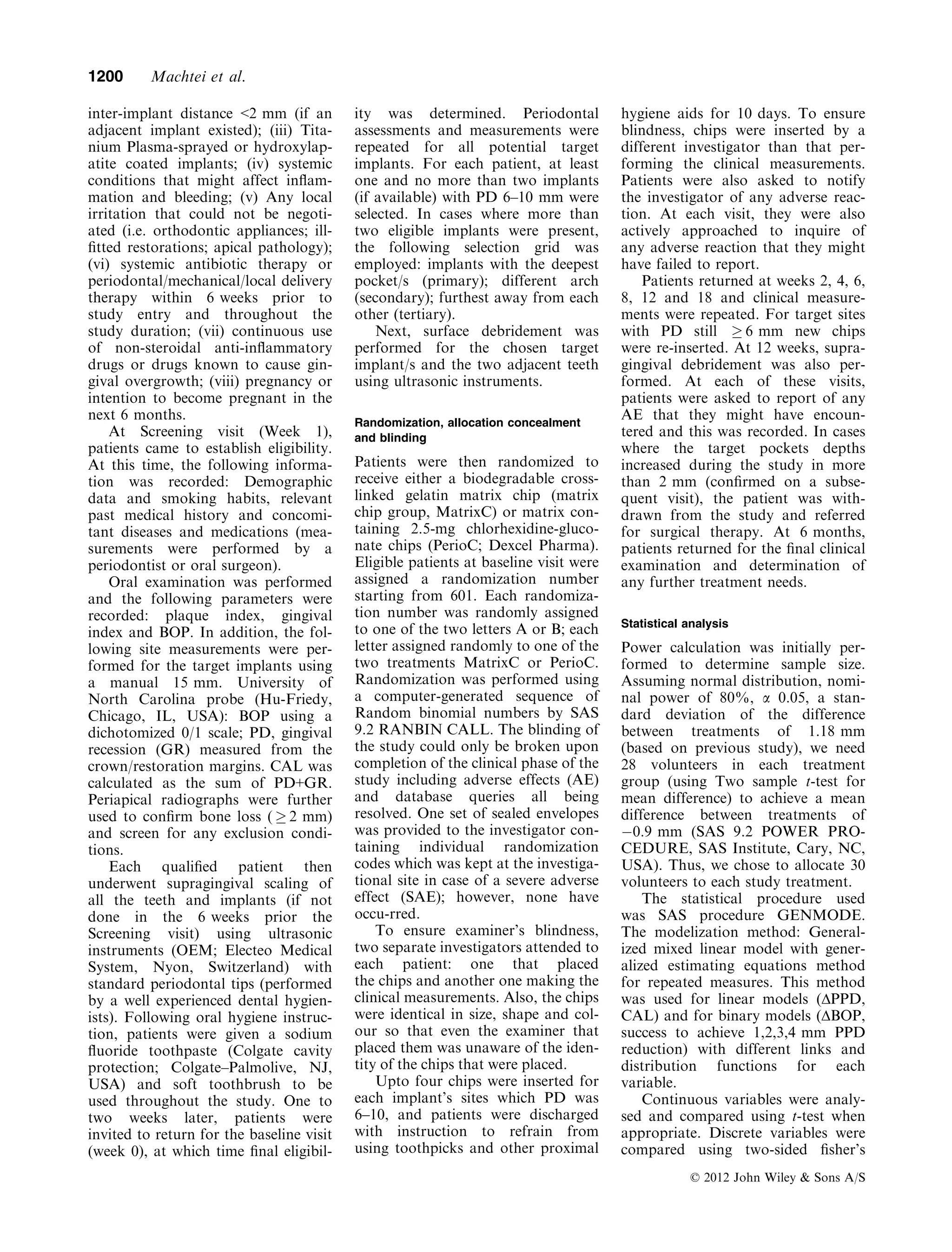 Dental implants and periochip | PDF
