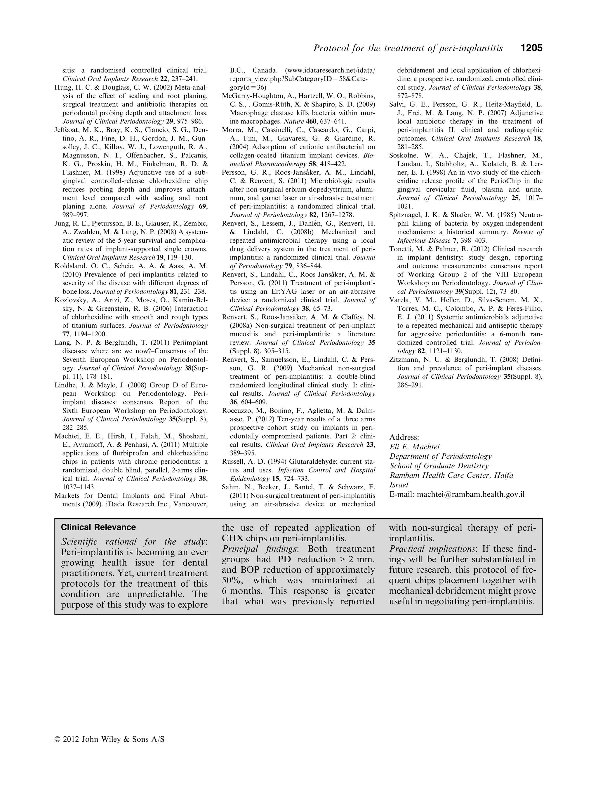 Dental implants and periochip | PDF