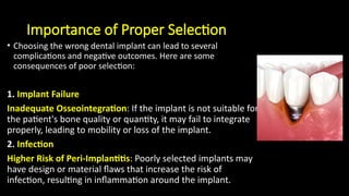 Dental implant selection and treatment planning.pptx