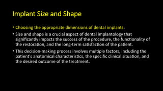 Dental implant selection and treatment planning.pptx
