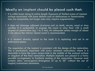 Dental implant surgery | PDF