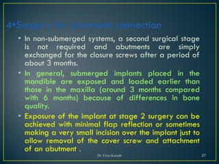 Dental implant surgery | PDF