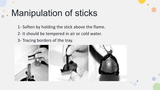 Dental Impression Compound; Types, uses & Manipulation | PPTX