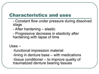 Dental Impression Material.ppt, for denture adhesive and other denture ...