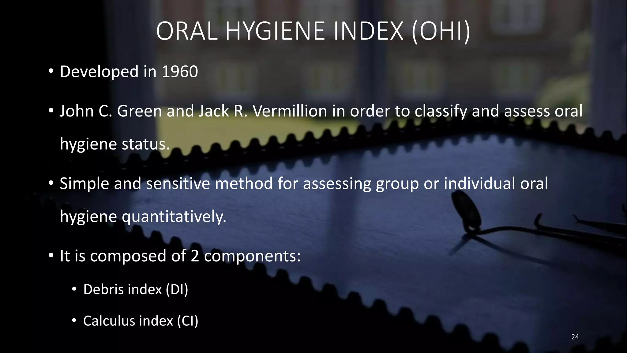 Dental indices | PPTX
