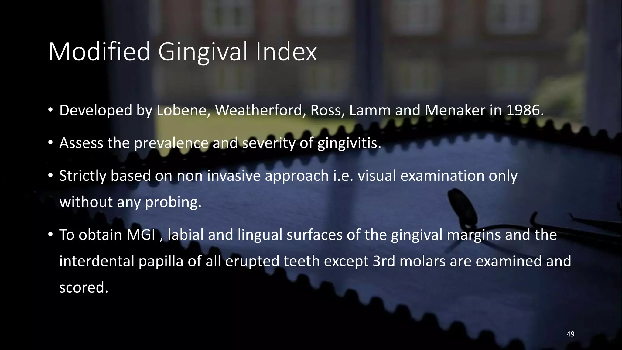 Dental indices | PPTX