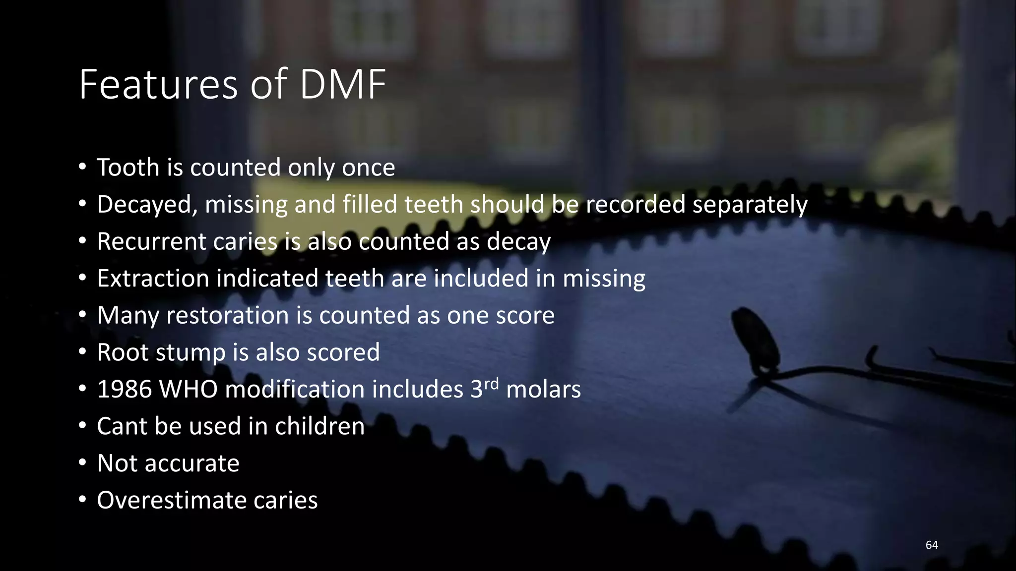 Dental indices | PPTX