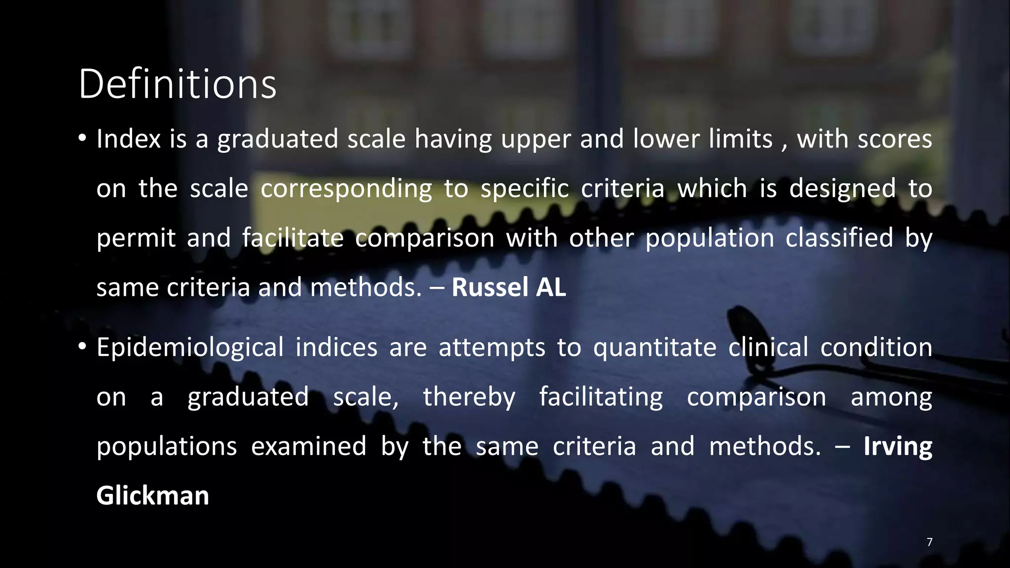 Dental indices | PPTX