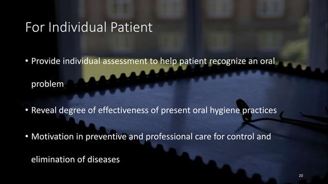 Dental indices | PPTX | Dental Health | Diseases and Conditions