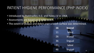 Dental indices | PPTX