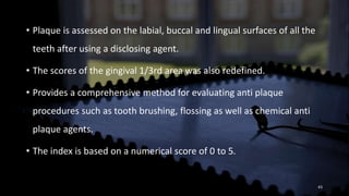 Dental indices | PPTX