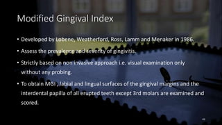 Dental indices | PPTX