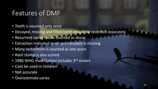 Dental indices | PPTX