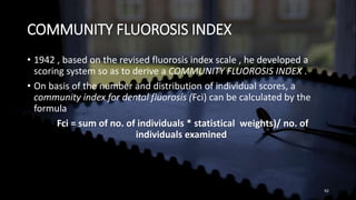 Dental indices | PPTX