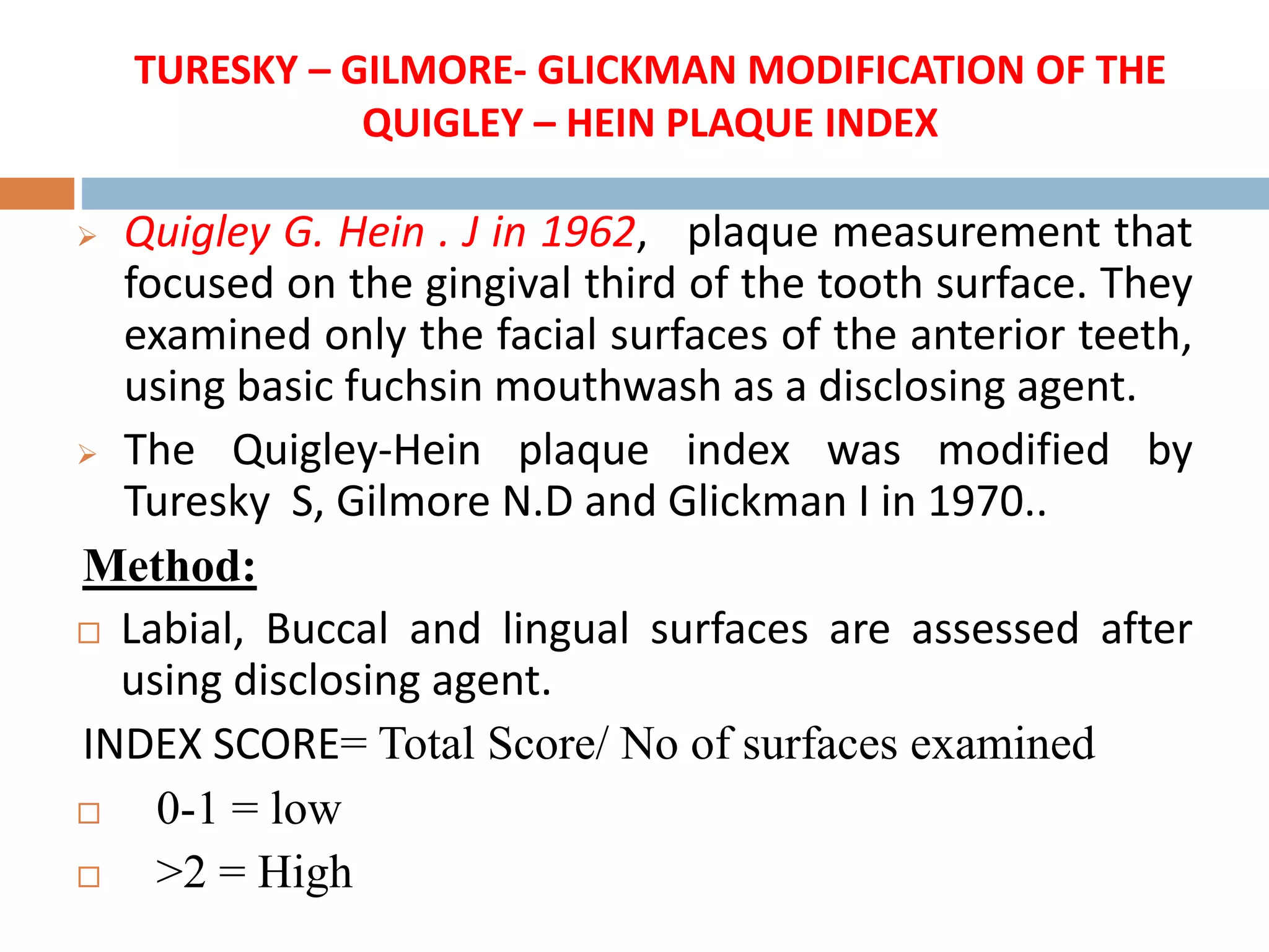 Periodontal indices | PPTX