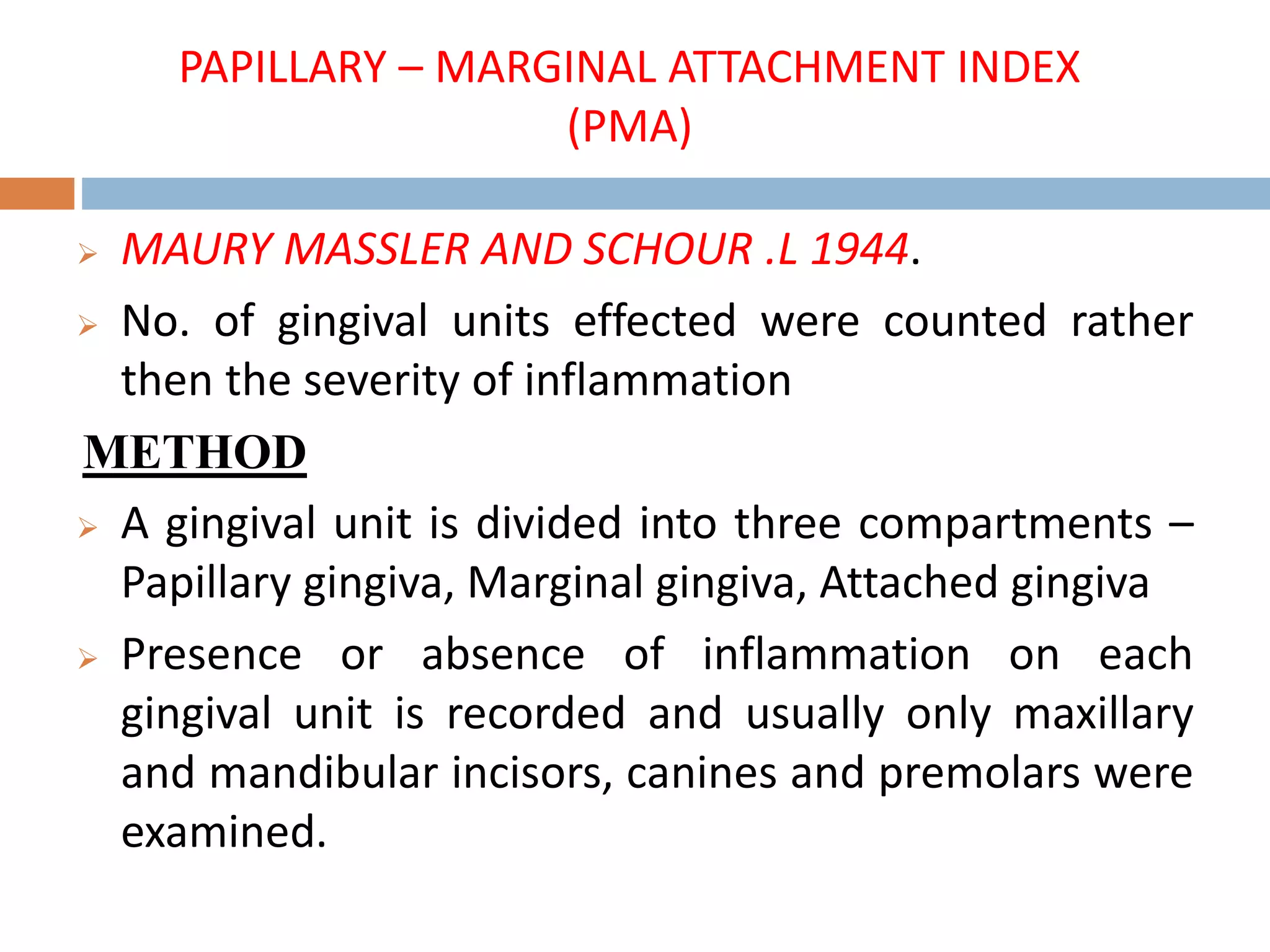Periodontal indices | PPTX