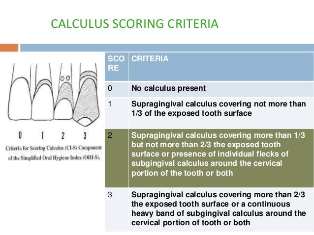 Dental Hygiene Calculus Classification