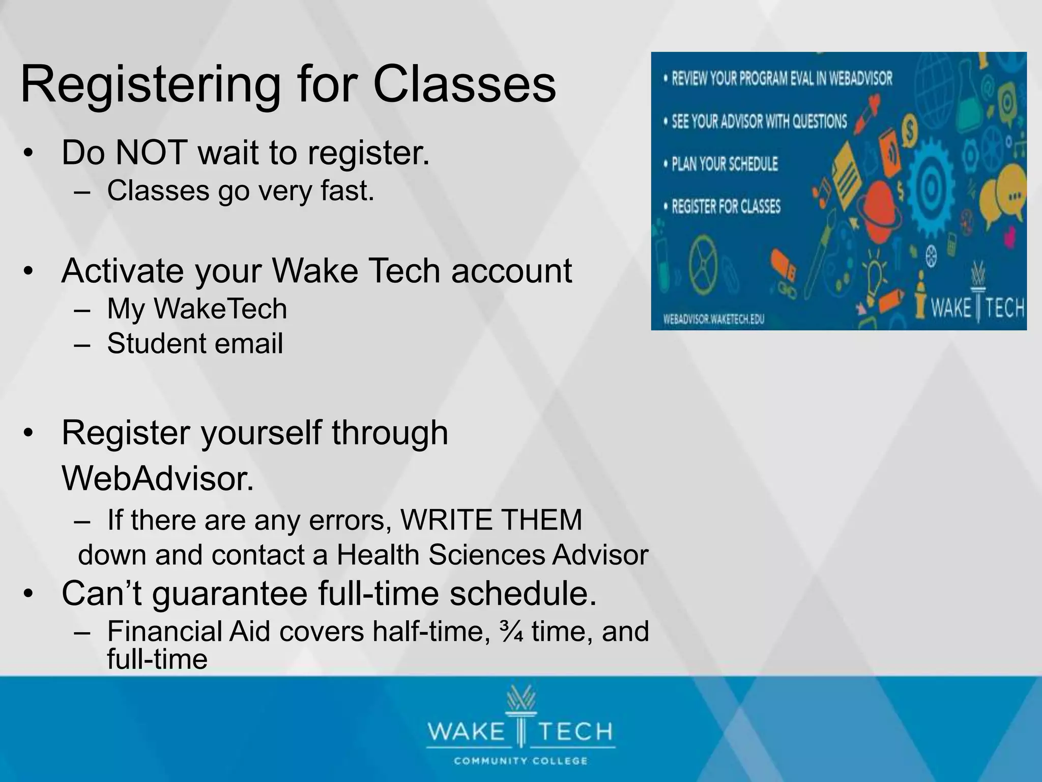 Wake Tech Dental Information Session | PPTX