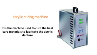 DENTAL LAB MACHINES AND INSTRUMENTS.pptx