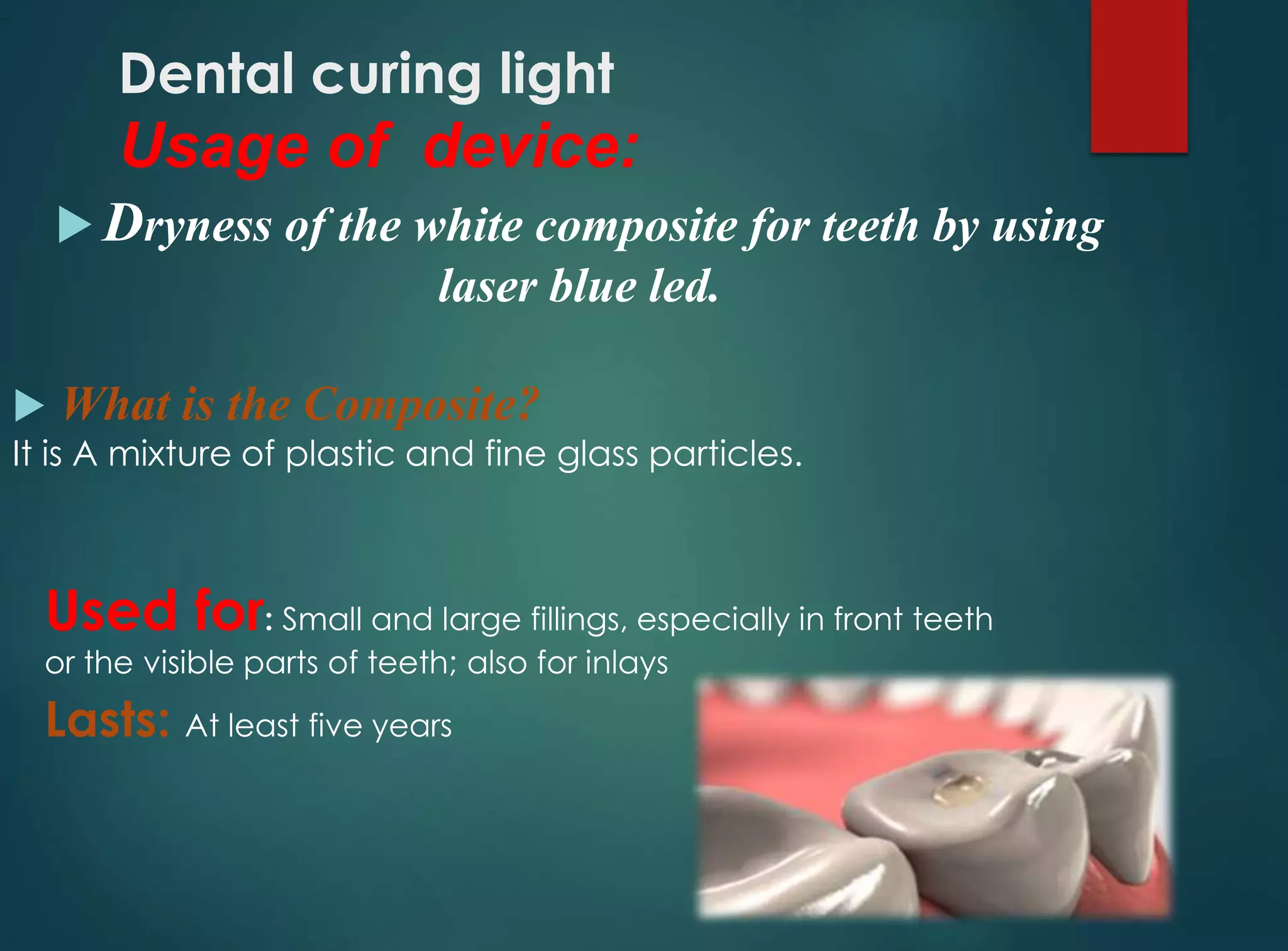 Dental Light Cure | PPTX