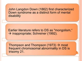 Dental management downs syndrome, fetal alcohol syndrome | PPTX
