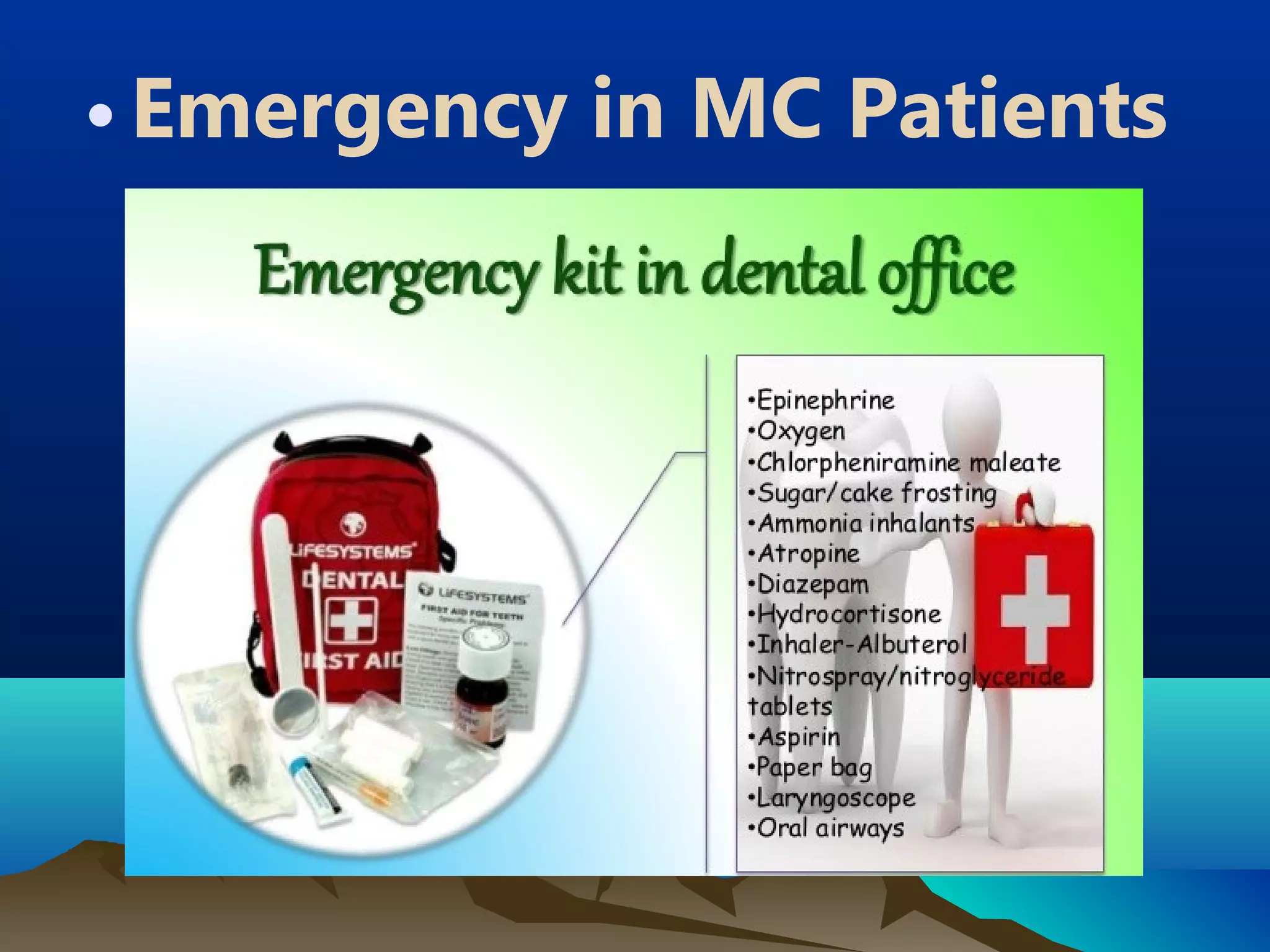 Dental Management of a Medically Compromised Patients | PPT