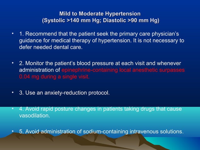 Dental Management of a Medically Compromised Patients | PPT | Dental ...