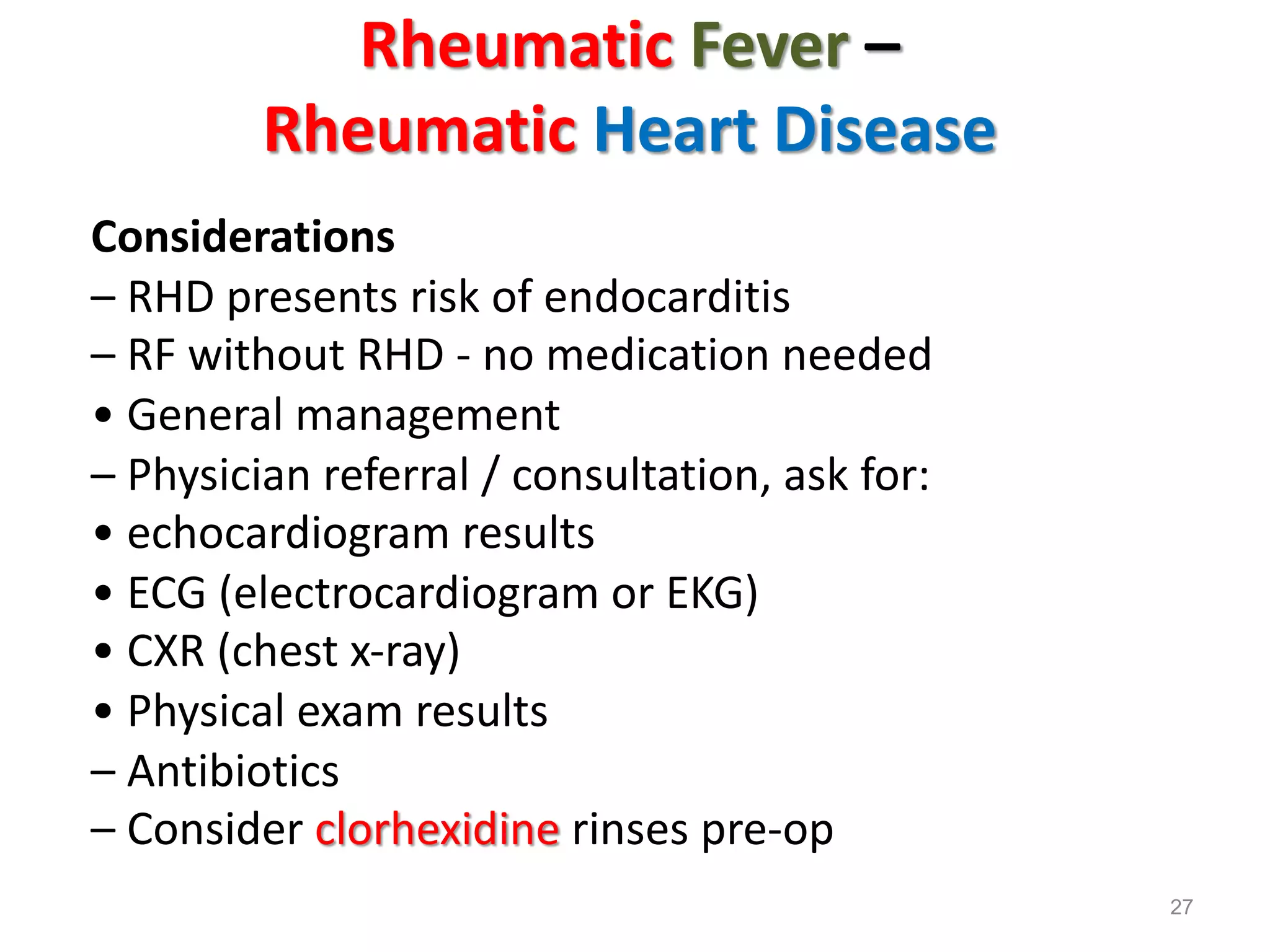 Dental management of cardiac patients | PDF