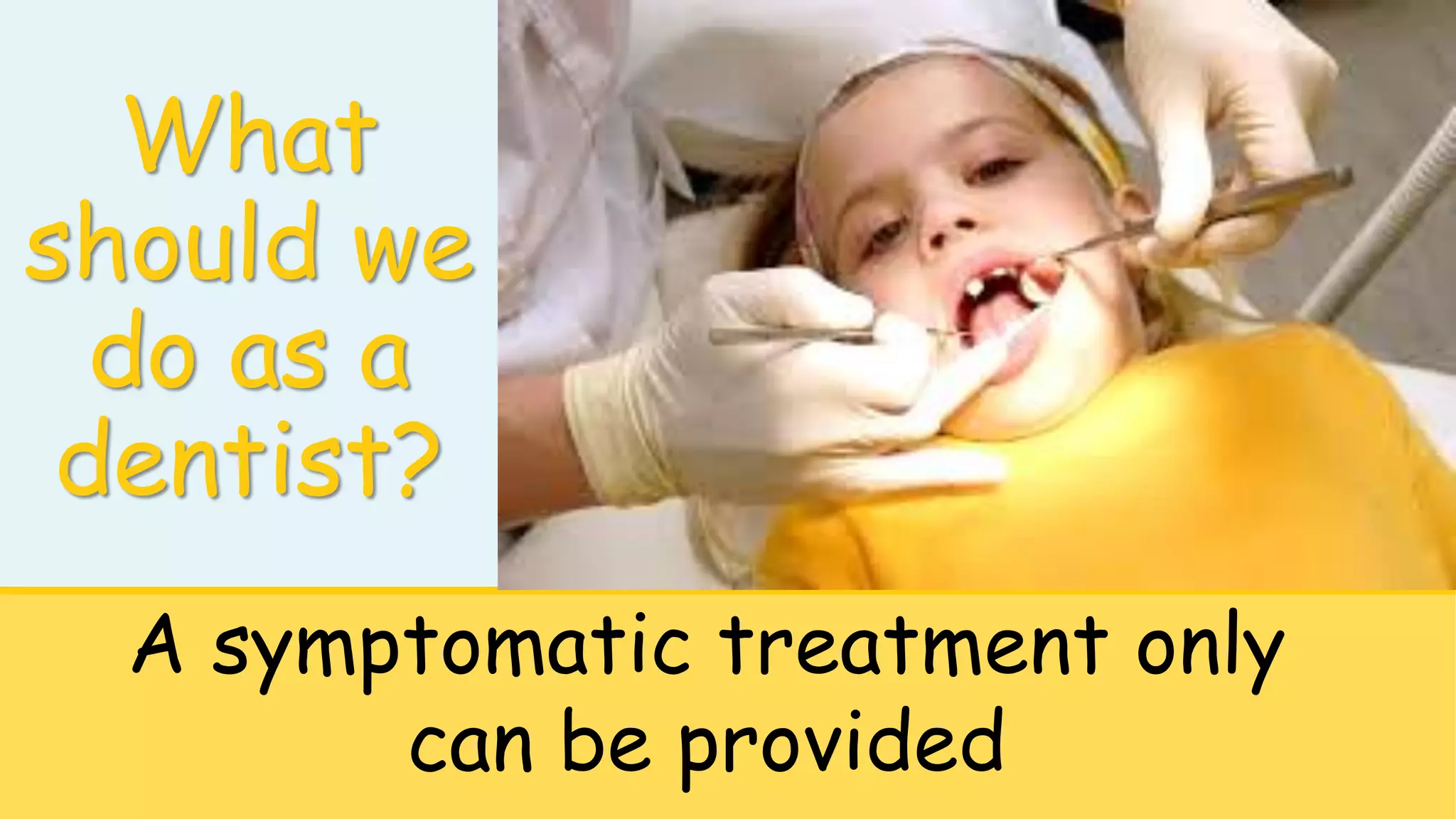 Dental management of children under chemotherapy | PPT