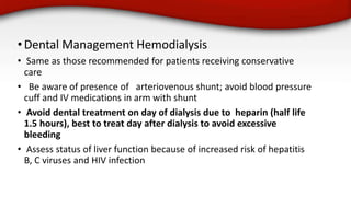 Dental Management of Chronic Renal Failure and Dialysis.pptx