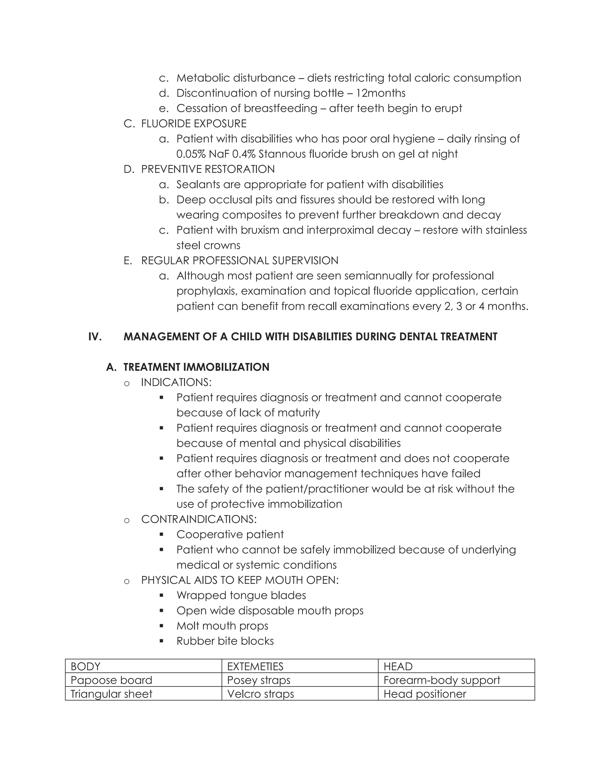 Dental management of handicapped children | PDF