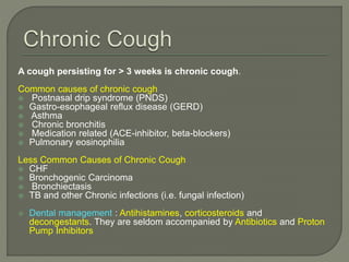 Dental Management of Respiratory & Adrenal Disorders | PPTX