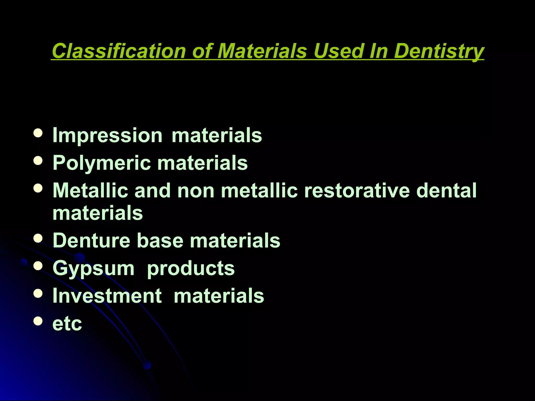 Dental materials | PPT