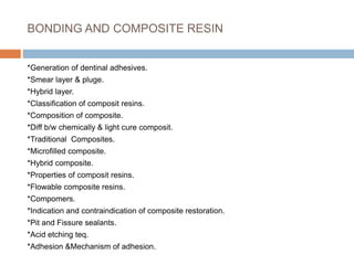 Dental materials RGUHS Q-Bank for UG by PKD | PPTX