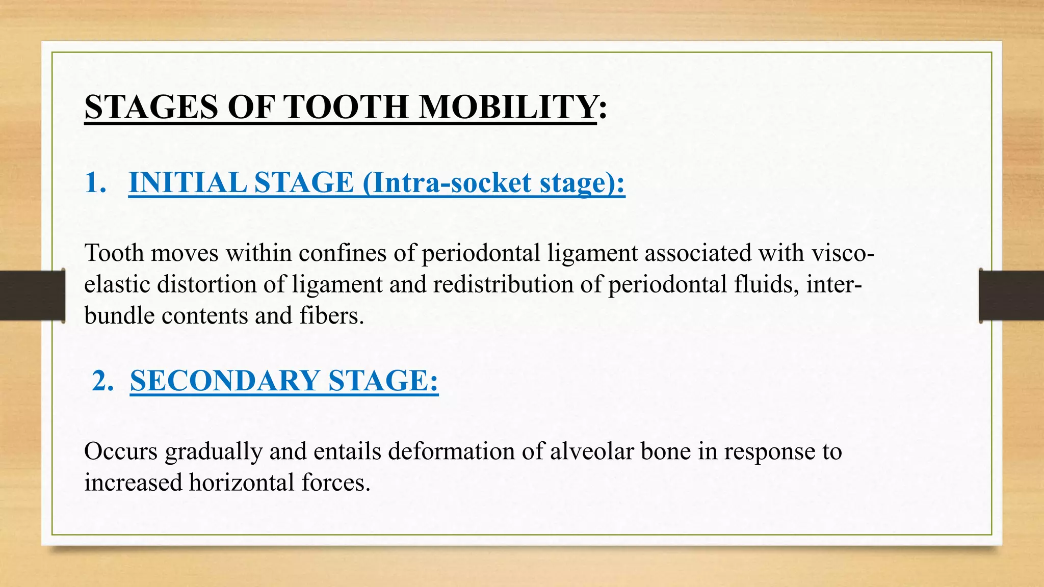 Dental mobility | PPTX