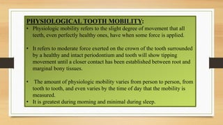 Dental mobility | PPT