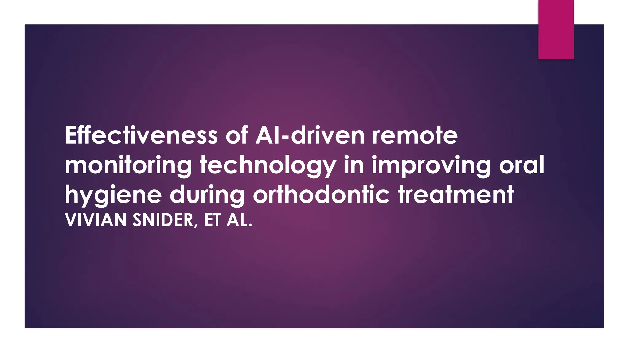 Effectiveness of AI-driven remote monitoring technology | PPTX
