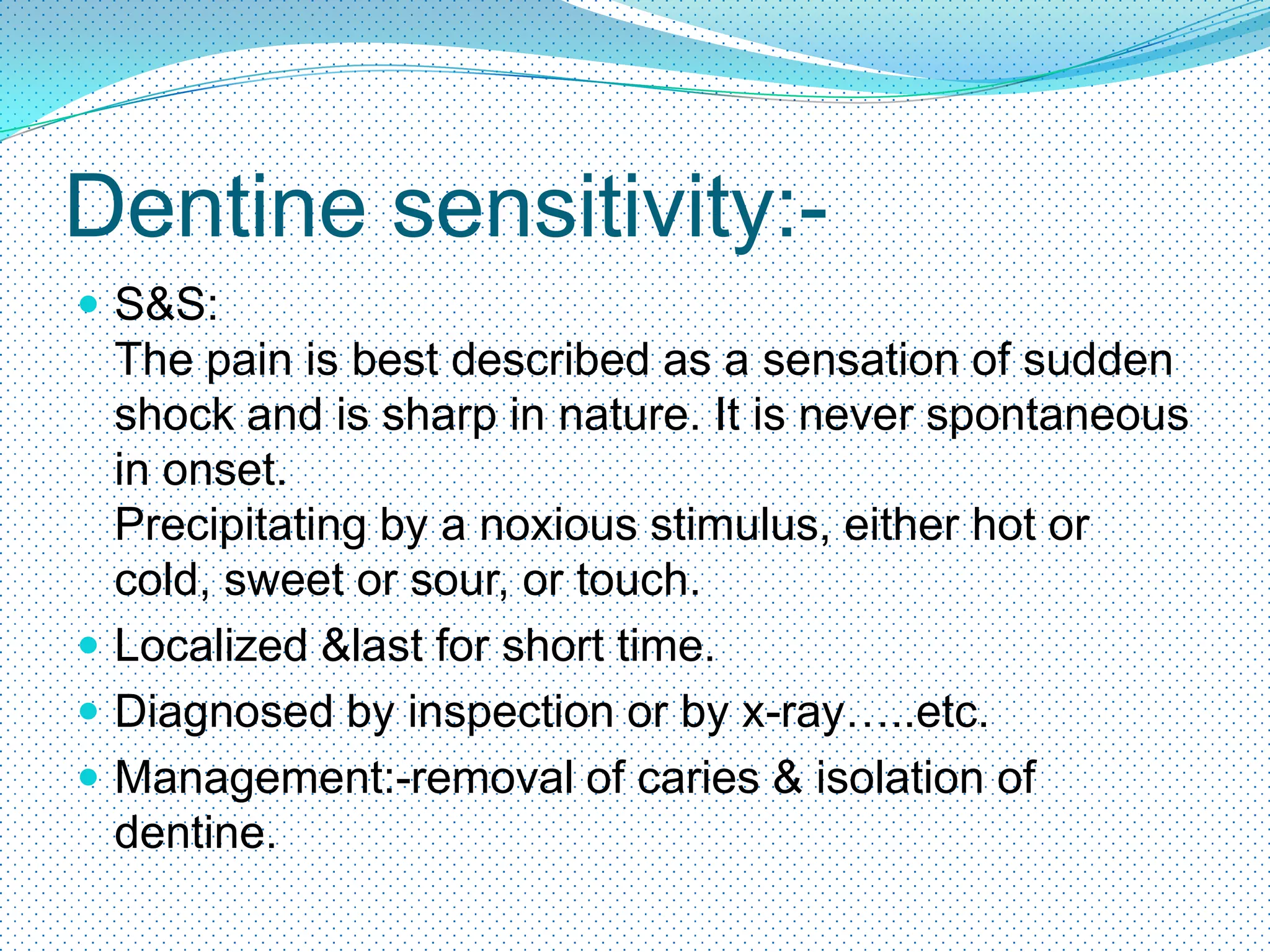 Dental pain | PPTX