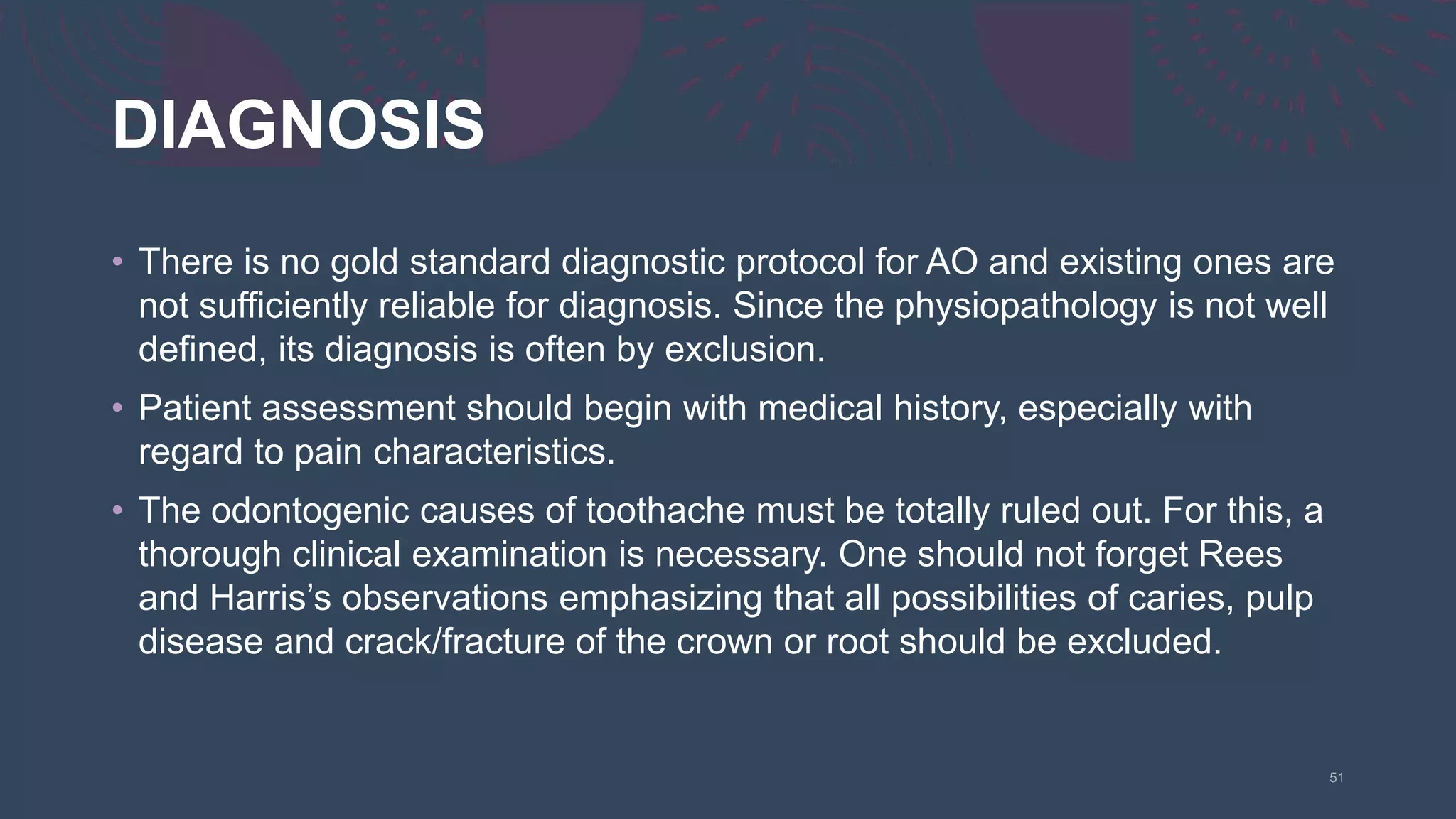Facial/Dental Pain Pathway and Atypical Odontalgia by Dr. Boluwatife ...