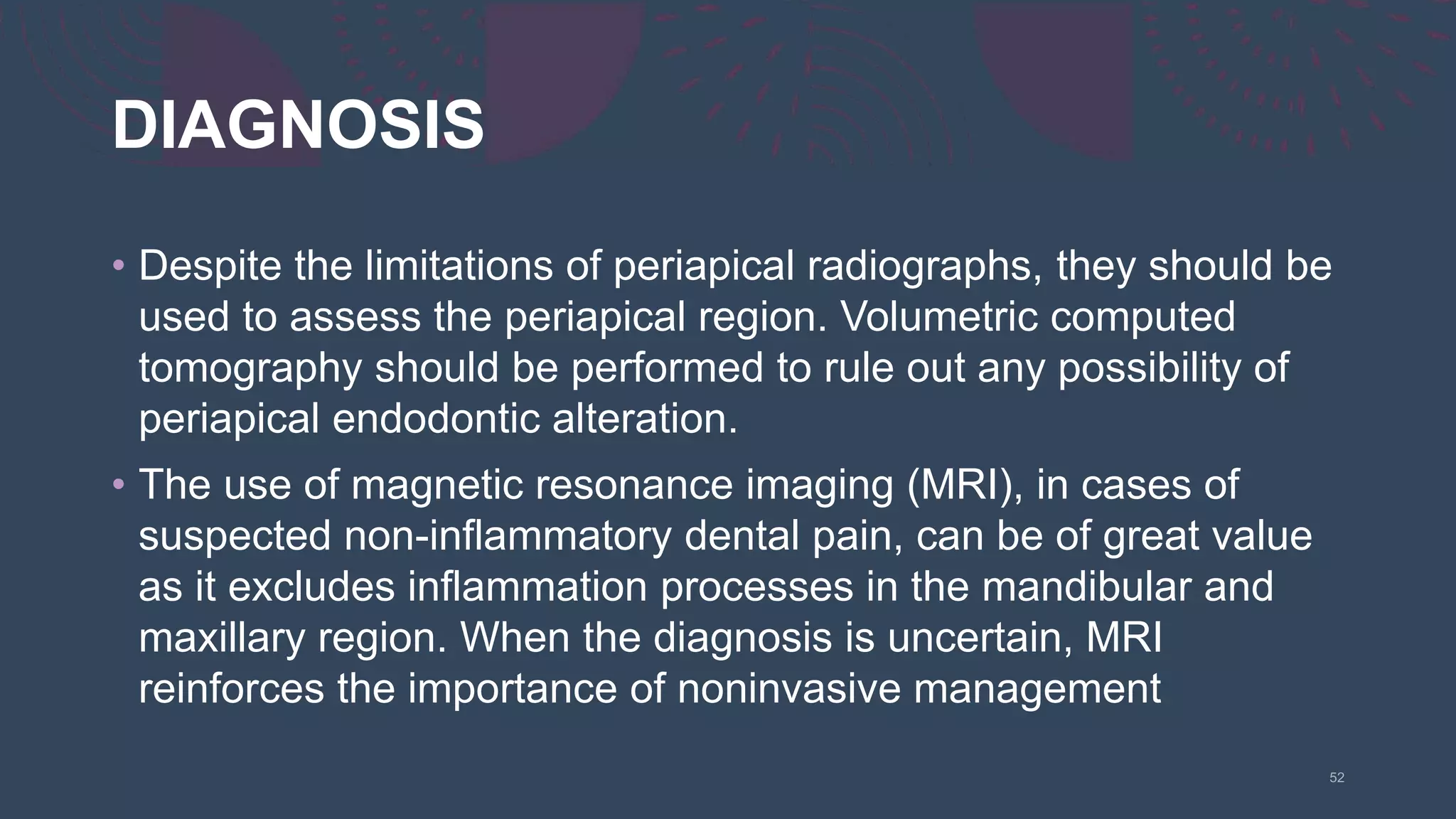 Facial/Dental Pain Pathway and Atypical Odontalgia by Dr. Boluwatife ...