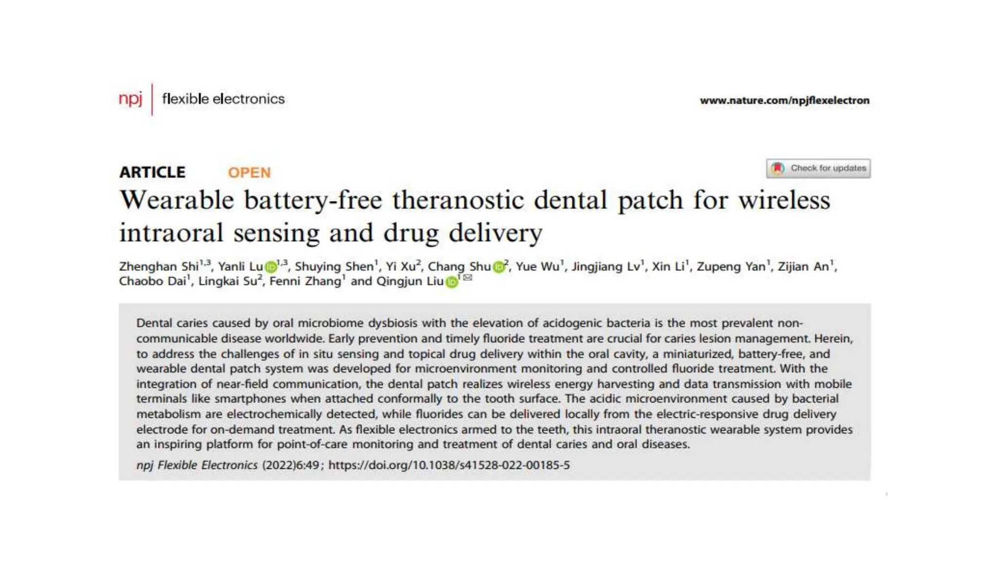 Dental patch, instrumentation of dental patch | PPTX