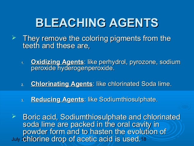 Bleaching Agent