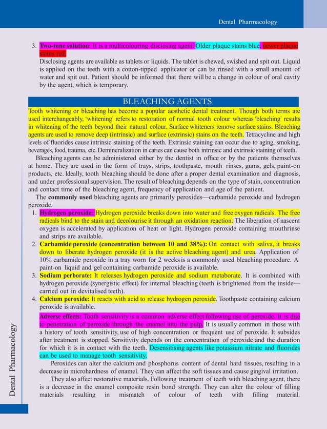 Dental Pharmacology | PDF