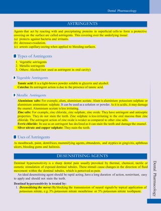Dental Pharmacology | PDF