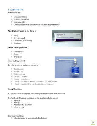 Dental pharmacy ~wali | DOCX