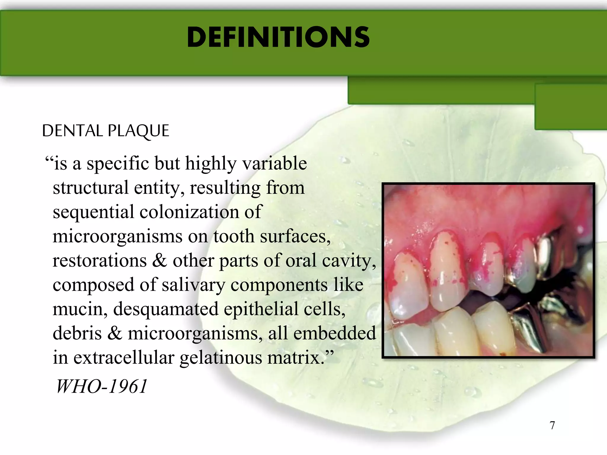Dental Plaque | PPTX